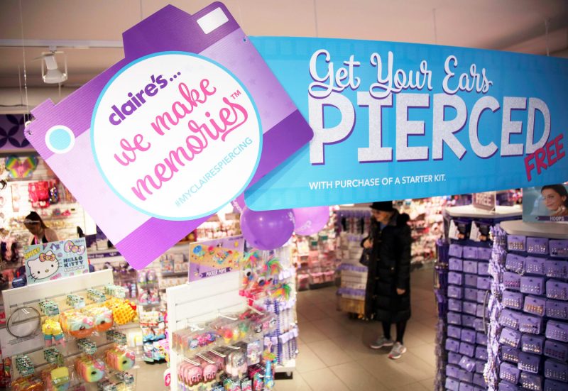 Claire’s, known for piercing millions of teens’ ears, files for Chapter 11 – Swing To Trade
